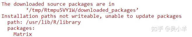 （已解决）Installation path not writeable, unable to update packages - 知乎