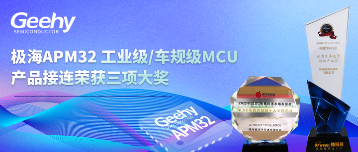 喜报频传！极海APM32 工业级/车规级MCU产品接连荣获三项大奖 - 知乎