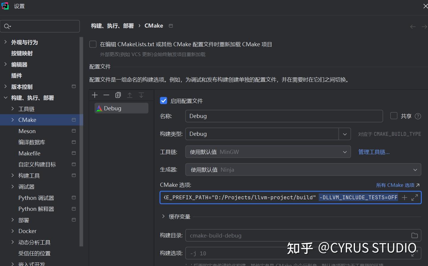 编译 LLVM 源码，使用 Clion 调试 clang - 知乎