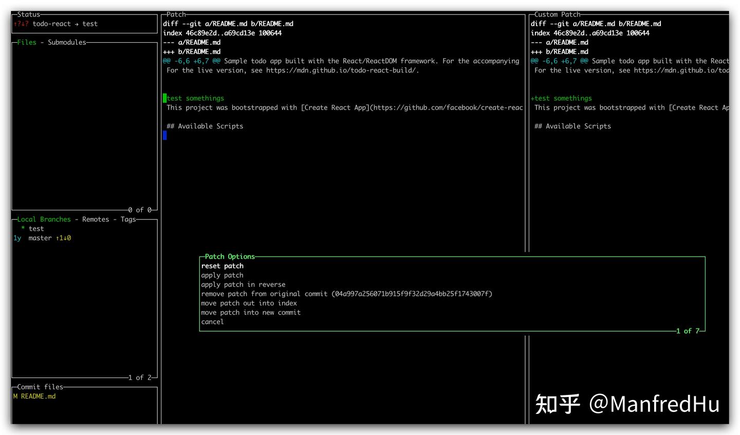 zen·工作环境搭建之git篇之Lazygit - 知乎