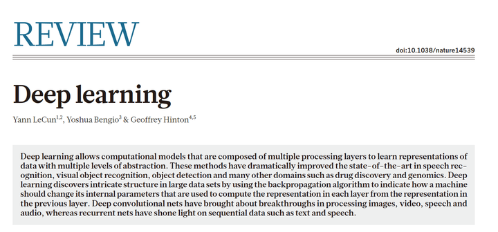深度学习经典论文分享（一）-Deep Learning Nature - 知乎