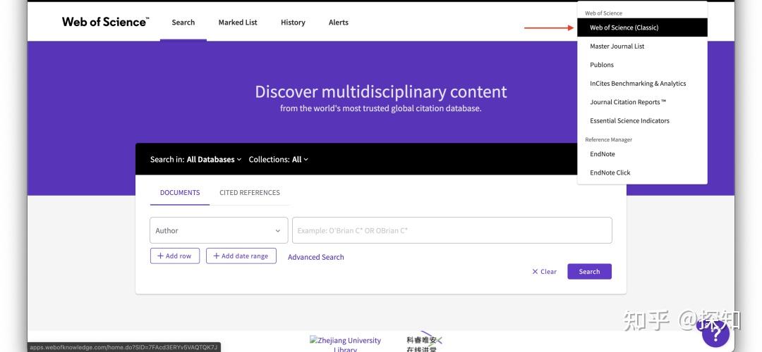 【科研分享】新版Web of science亮点大介绍！ - 知乎