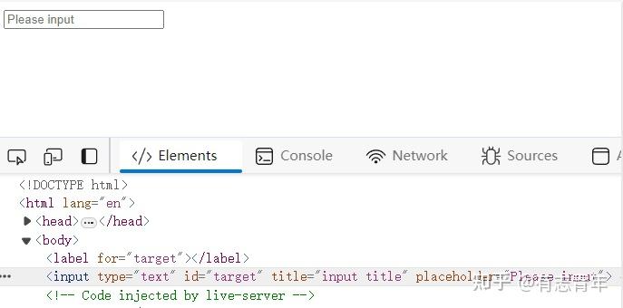 Input报错“Form elements must have labels: Element has no title attribute Element has no placeholde ...
