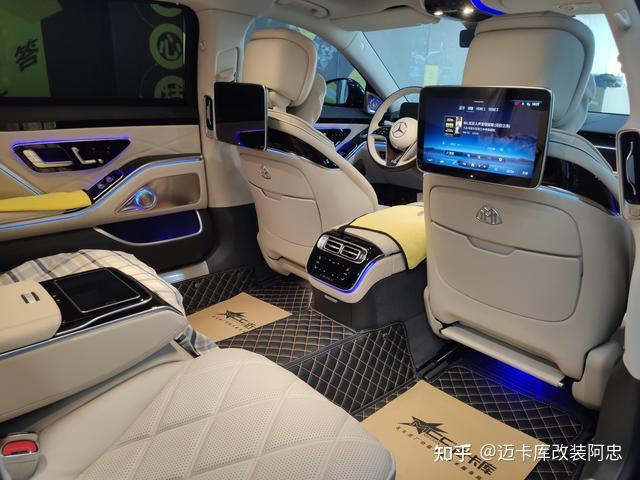 21款迈巴赫S480改大饼轮毂，主动氛围灯，钢琴黑桃木等 - 知乎