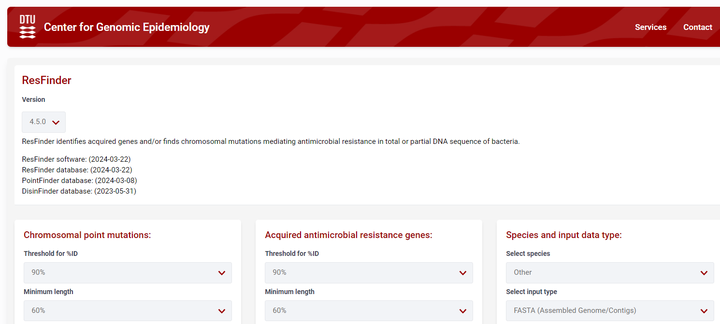 ResFinder:耐药基因预测 - 知乎