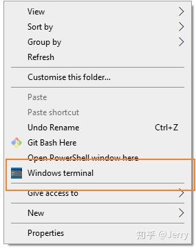 添加Windows Terminal到鼠标右键菜单 - 知乎