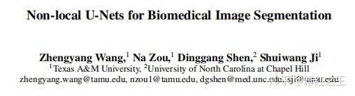 【论文篇】【1】详解Non-local U-Nets - 知乎