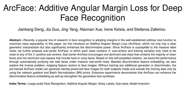 ArcFace深层次解读 - 知乎