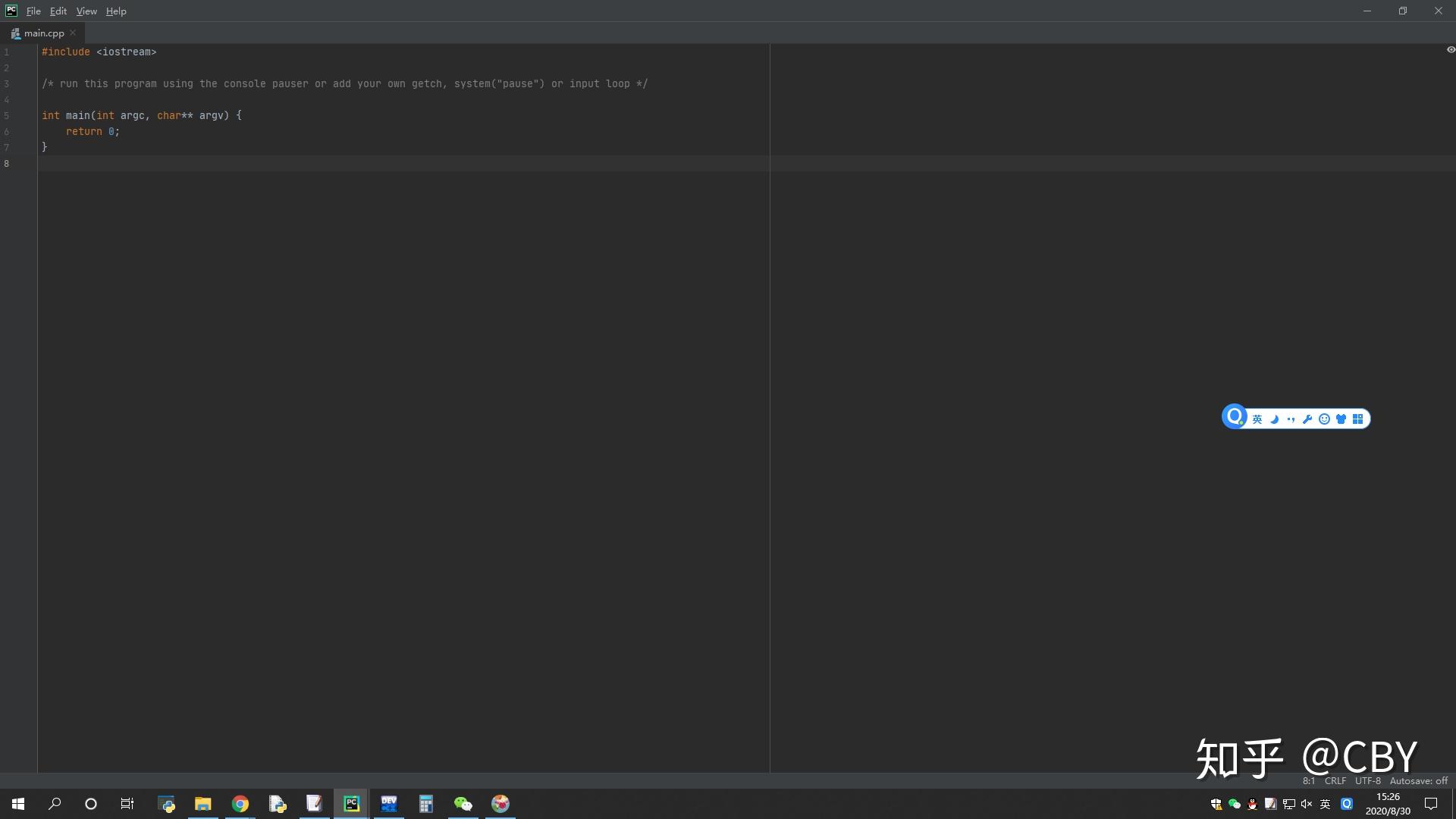 pycharm原来也能编辑C++,而且有高亮! - 知乎