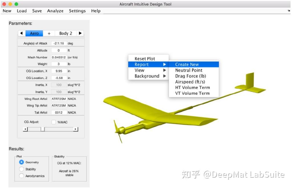 【免费下载】MATLAB的 Aircraft Intuitive Design工具箱全解析，一键开启飞行器设计之旅 - 知乎