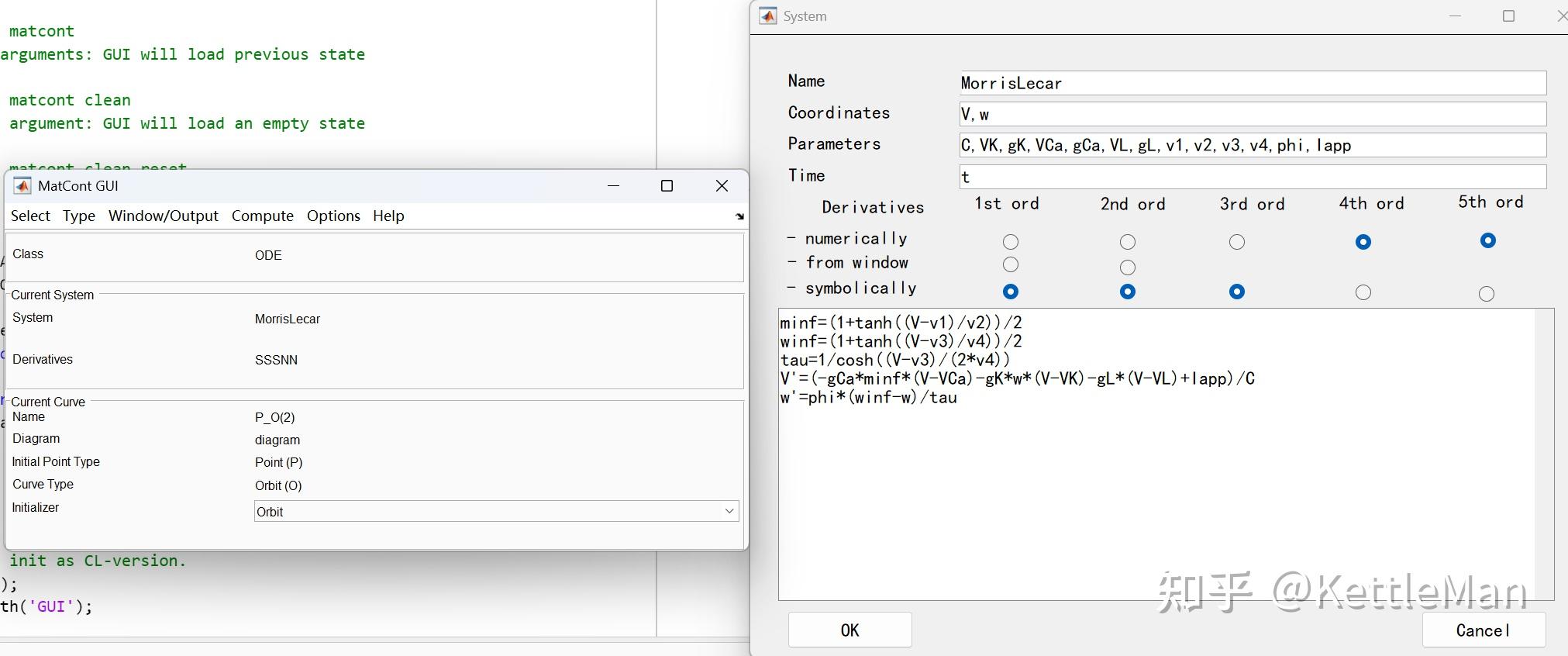 MATCONT分岔软件的使用详解 - 知乎