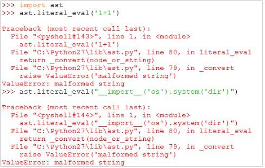 Python中函数eval和ast.literal_eval的区别详解 - 知乎