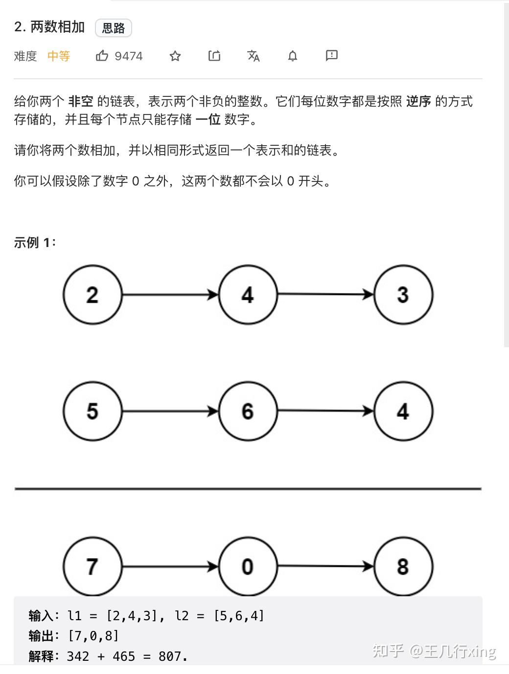 LeetCode 3M-两数相加（链表）9种解法 - 知乎