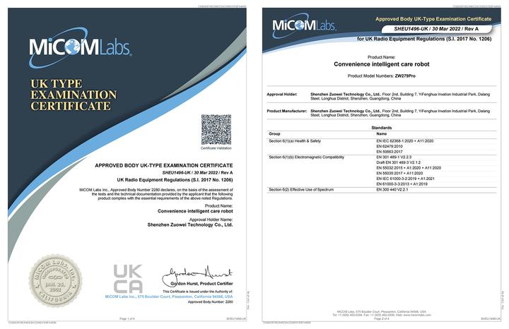 重磅消息丨作为科技大小便智能护理机器人荣获英国UKCA认证证书 - 知乎