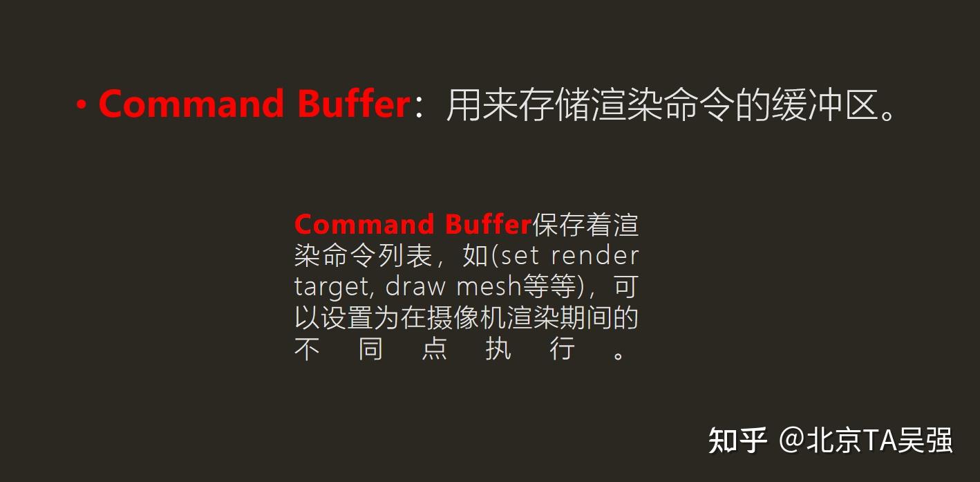 百人计划作业：3.72 command buffer及urp概述 - 知乎
