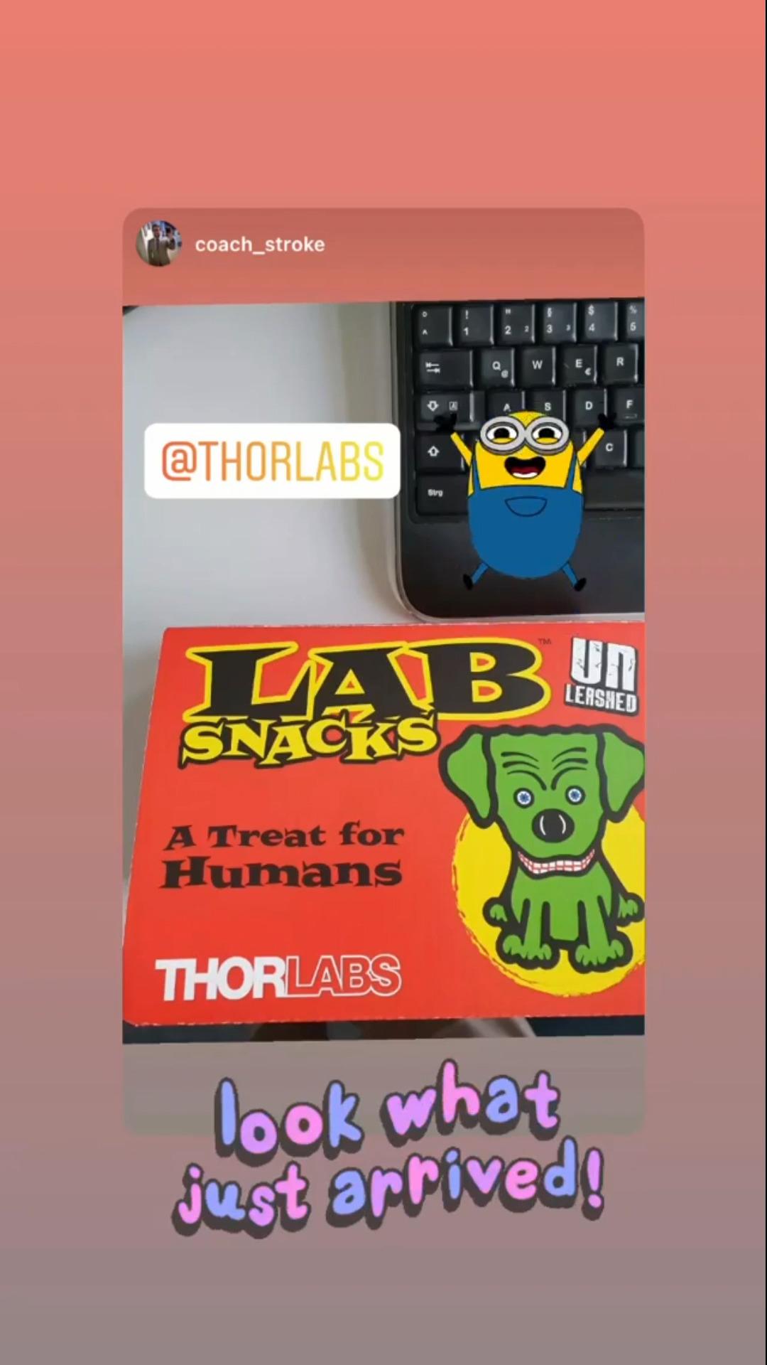 为什么在Thorlabs上购买元件会送零食？ - 知乎