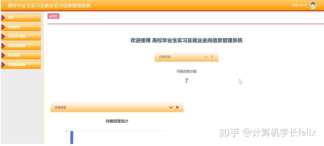 基于springboot的 高校毕业生实习及就业去向信息管理系统”的设计与实现（源码数据库文档ppt 知乎