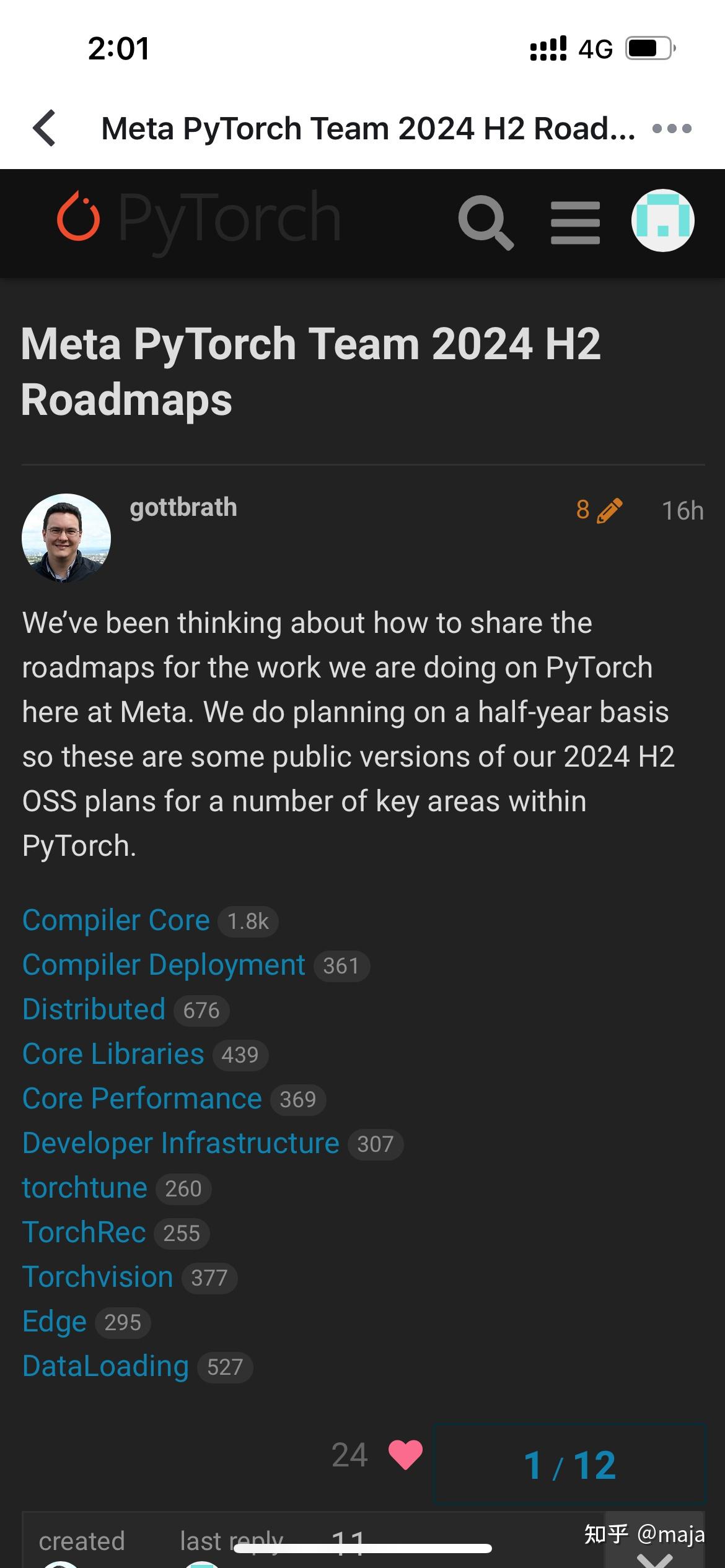 PyTorch 2024 Roadmap Release - 知乎