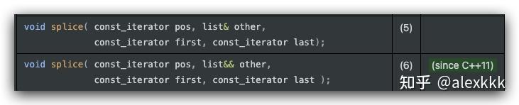 C++ std::list::splice 函数用法说明 - 知乎