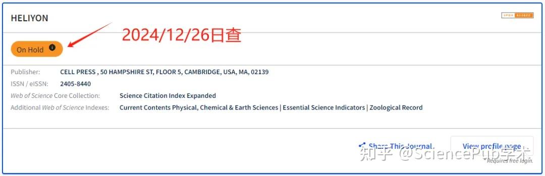 什么？惨遭On Hold的毕业神刊 Heliyon，2025年IF还能涨！ - 知乎
