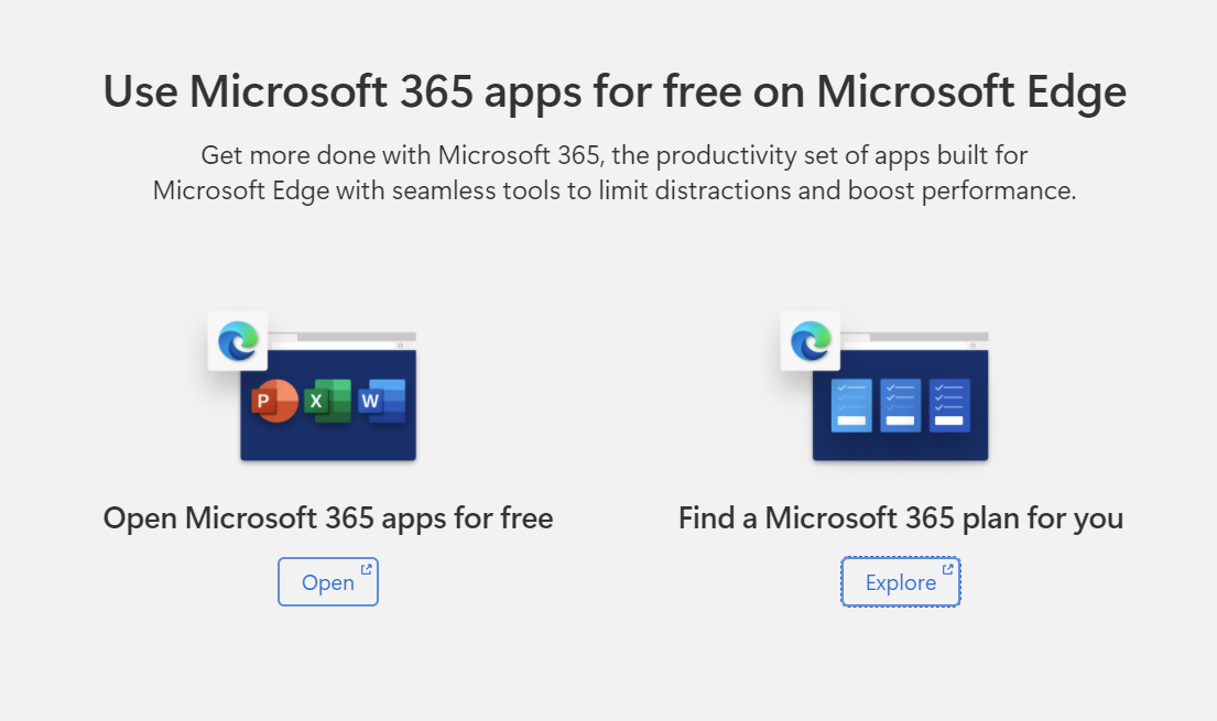 微软给大家的新福利：edge浏览器下，免费使用office 365!（有朋友安利了下：原来网页版的office 365一直都是免费了，汗，我无 ...