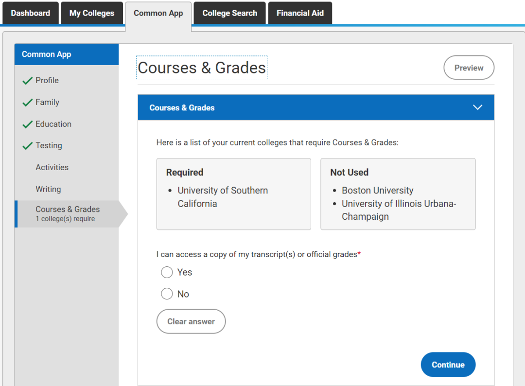 手把手教你填写美本申请系统Common Application（2024Fall） - 知乎