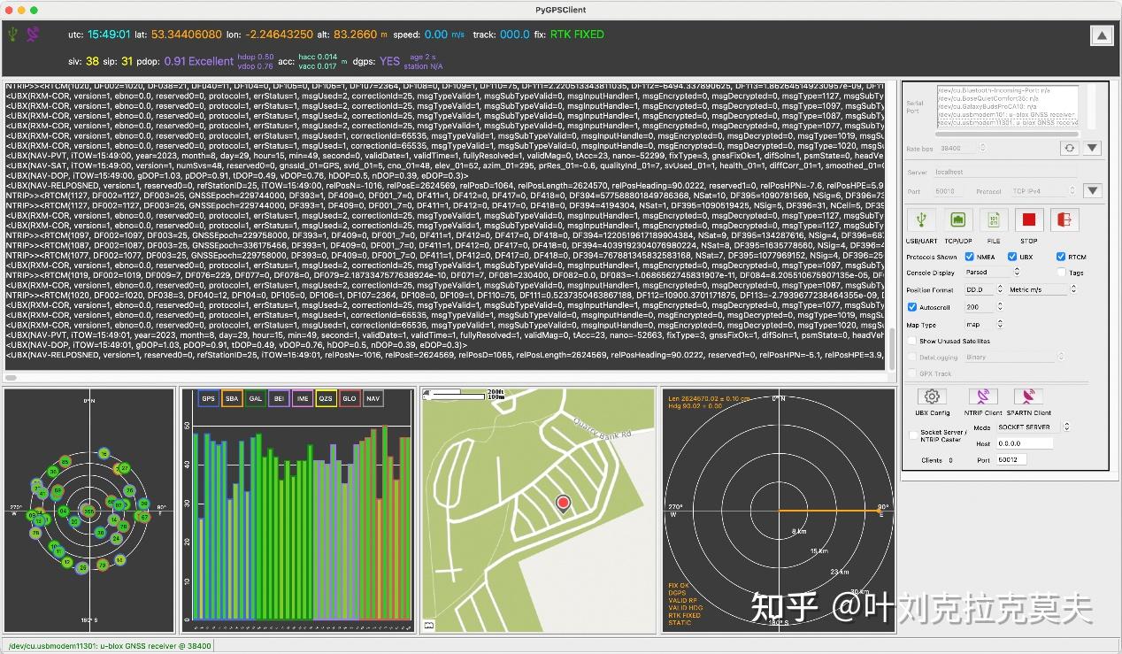 开源科学工程技术软件介绍 – GPS客户端软件PyGPSClient - 知乎