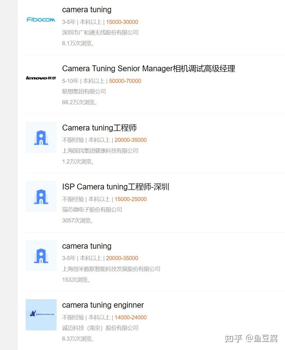 Camera tuning工程师到底是怎么样的工作？