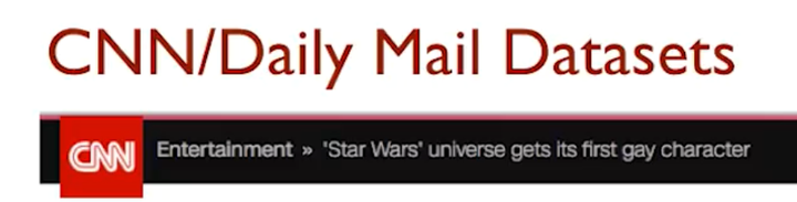 CNN/Daily Mail QA领域第一个大型的有监督数据集 - 知乎