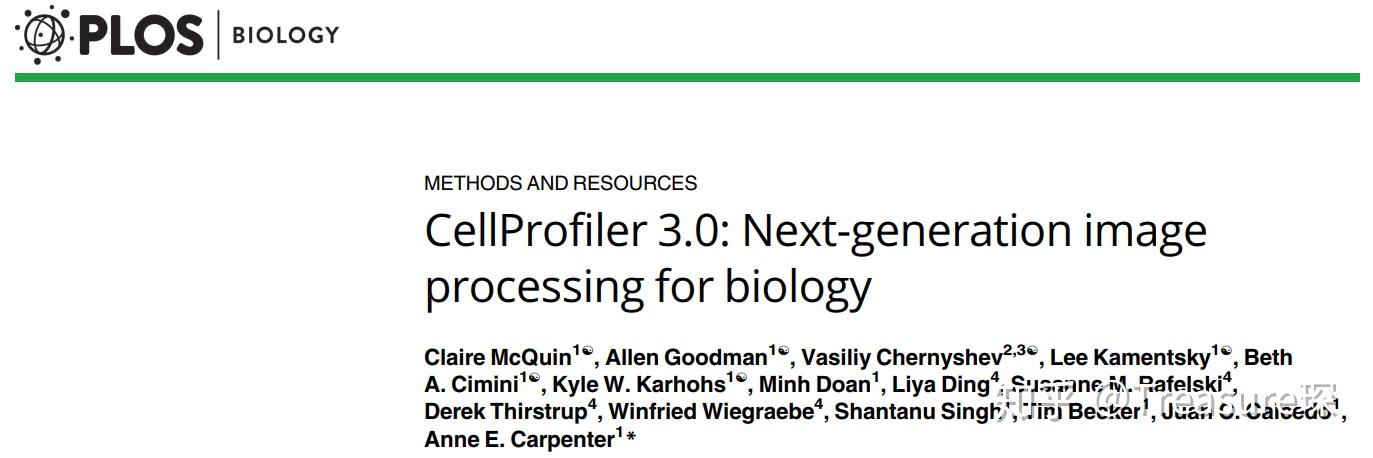 CellProfiler——下一代生物图像处理软件 - 知乎
