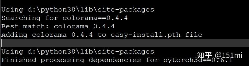 windows10 安装 pytorch3D - 知乎