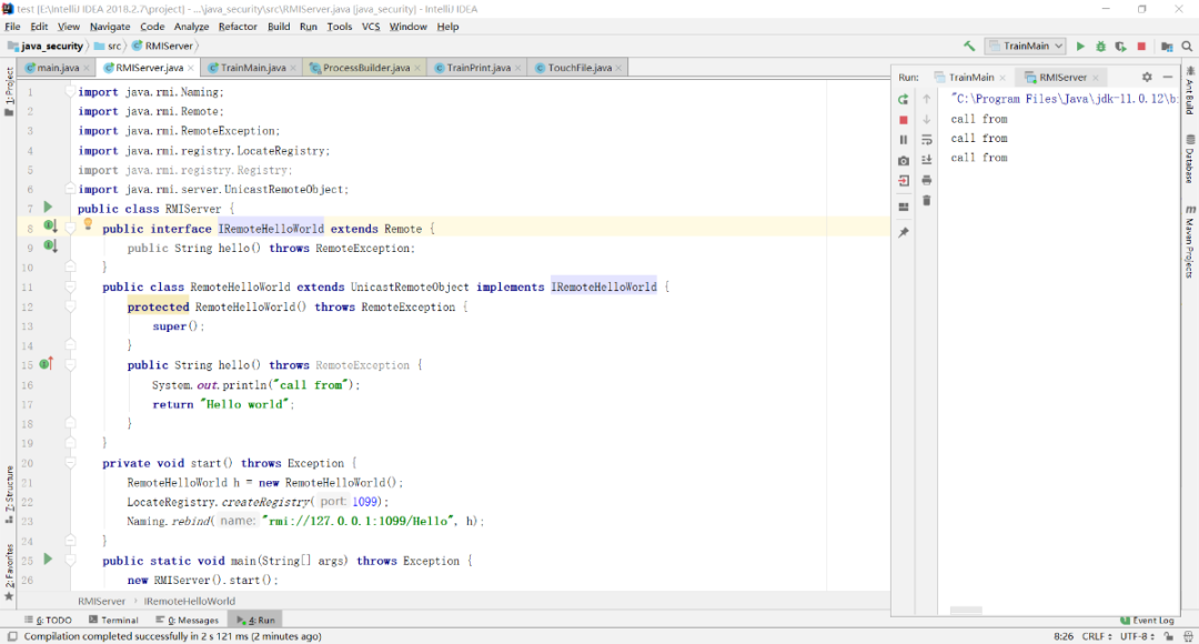 Java安全小白的入门心得 - 初见RMI协议 - 知乎