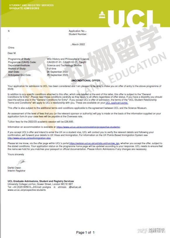 UCL History and Philosophy of Science 伦敦大学学院历史与哲学录取！ - 知乎
