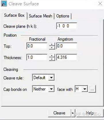 第十章第九小节：Materials Studio（MS）软件 表面构建器-Surface Builder （二） - 知乎
