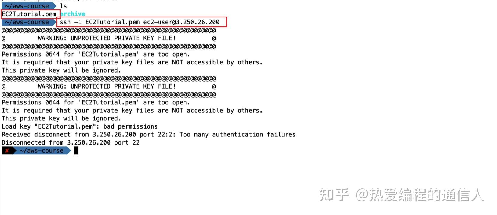 AWS助理架构师认证培训实操练习 | How to SSH using Linux or Mac - 知乎