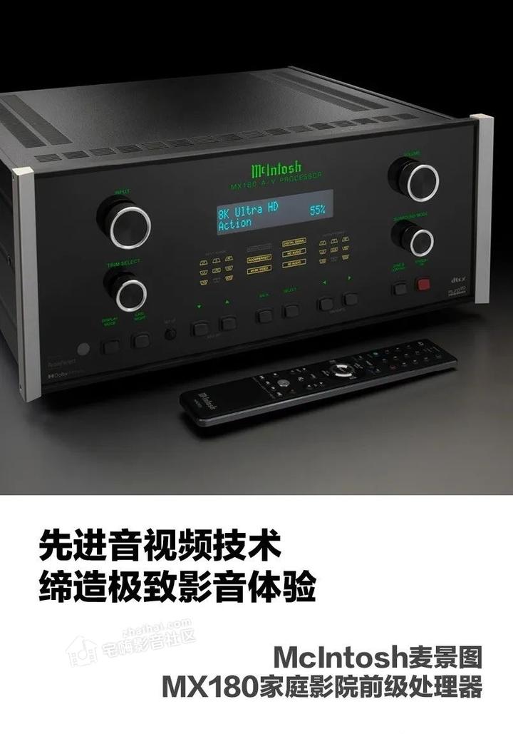 [简评] McIntosh麦景图MX180家庭影院前级处理器，打造极致影院 - 知乎