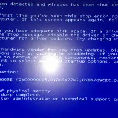 解决电脑蓝屏提示错误代码0x0000008E故障步骤 - 知乎