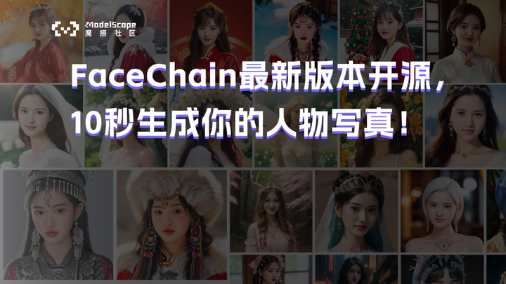 免训练10秒生成人物写真，FaceChain迎来最大更新版本，持续推动写真开源社区进步！ - 知乎