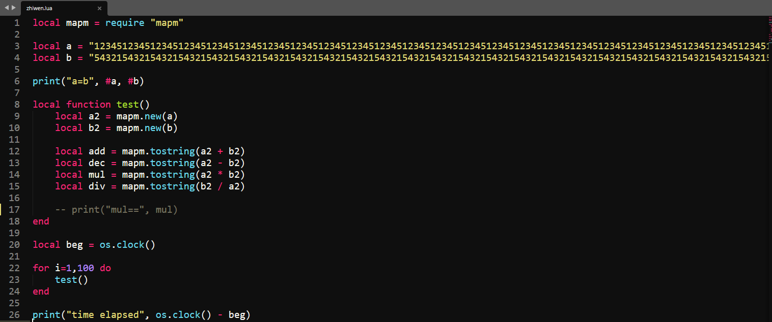 Lua如何进行大数运算（附源码） - 知乎