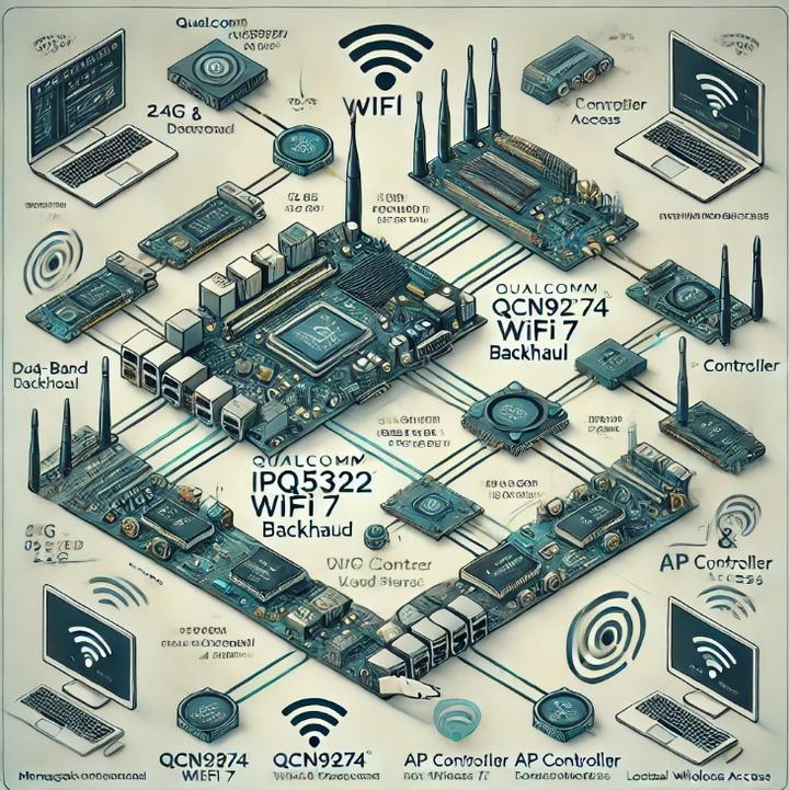 Qualcomm IPQ5322 WiFi7 : Dual QCN9274 Card Support & AP Controller - 知乎