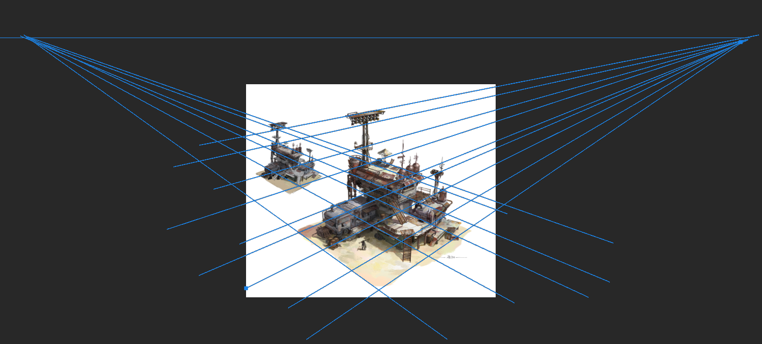 愉快的偷懒，PS中3种快速打透视线的方法 - 知乎
