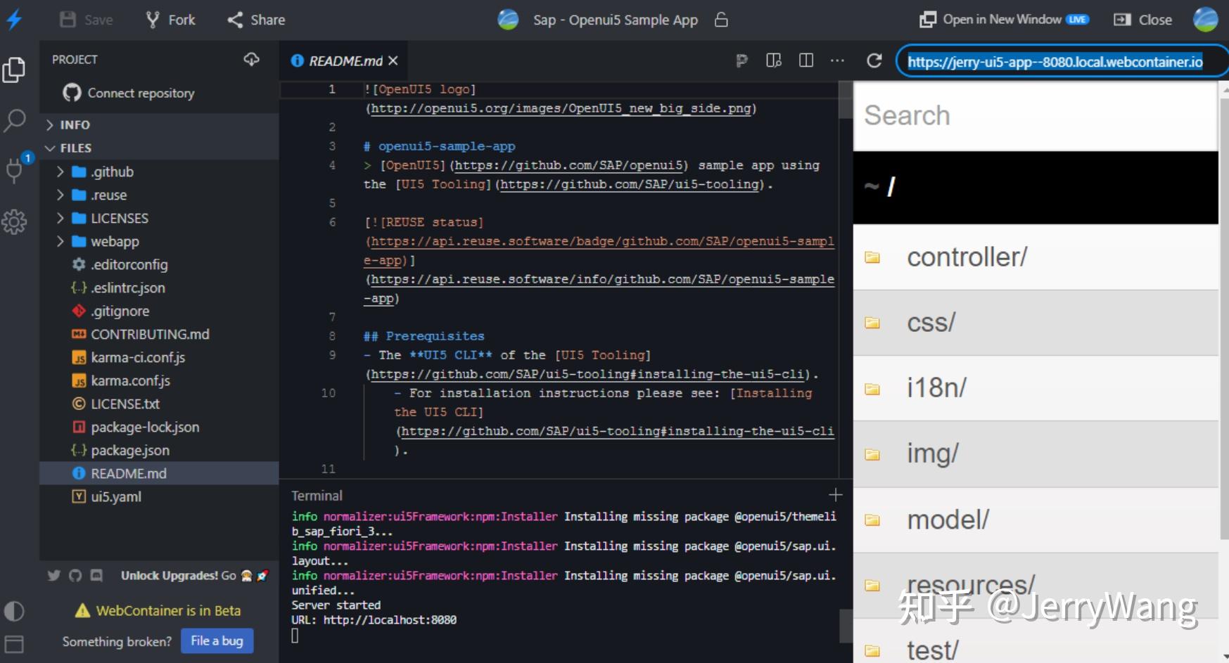 什么是 StackBlitz 的 web container - 知乎