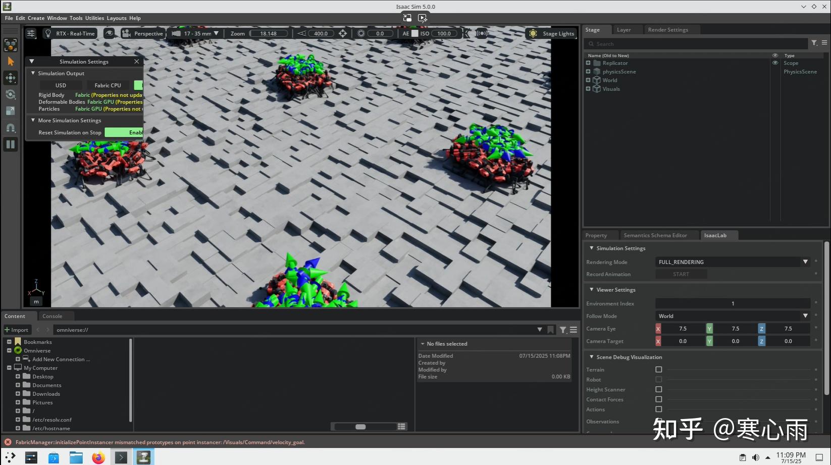 IsaacSim+IsaacLab+RTX5090在线RL仿真训练环境搭建 - 知乎