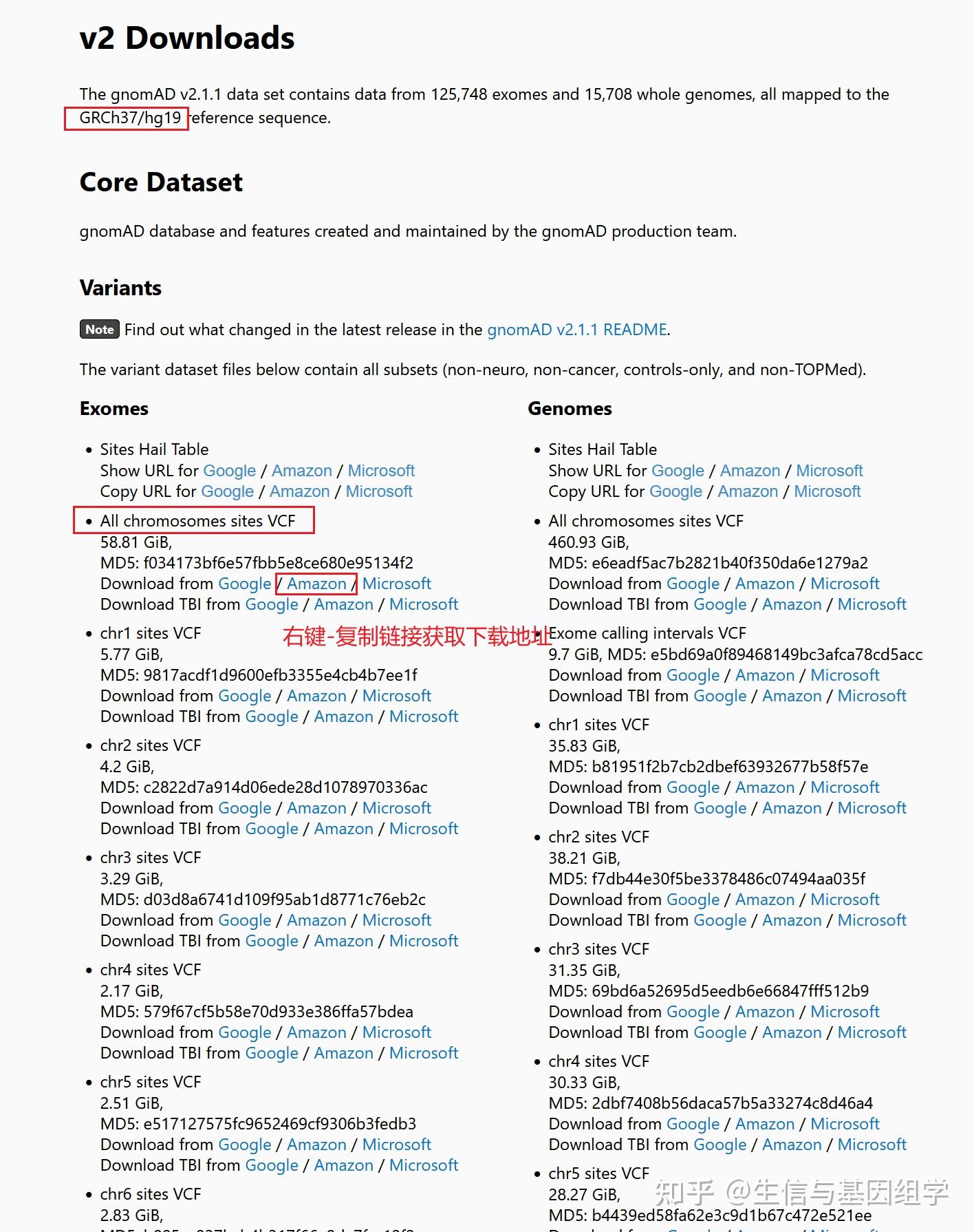 生信技能33 - gnomAD数据库hg19_hg38 VCF文件批量下载脚本 - 知乎
