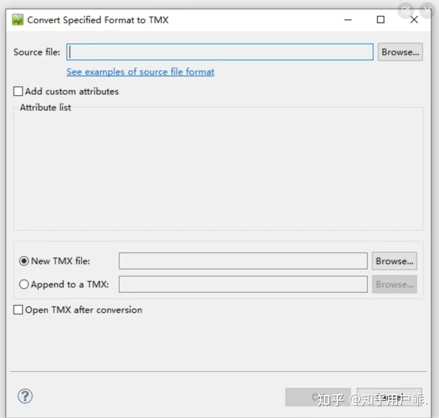 Convert TMX to Other Files - 知乎