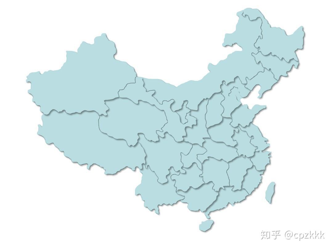 怎么样可以给中国地图按省份、区域上色。? - 知乎