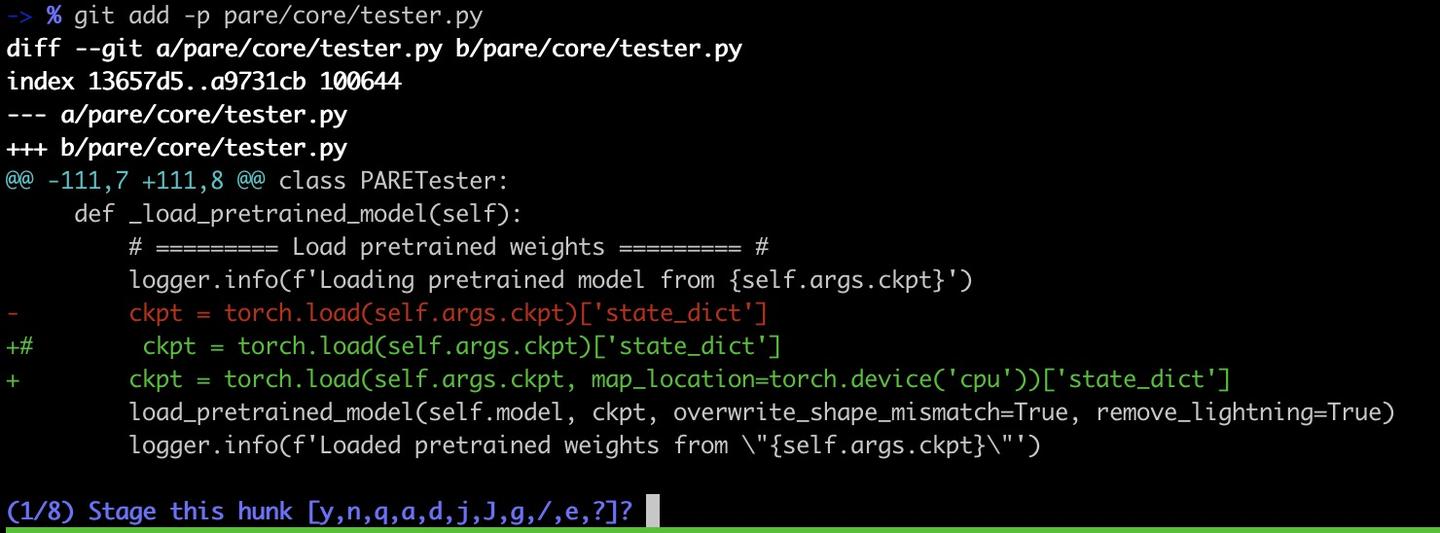 git 提交文件中的部分修改 - 知乎