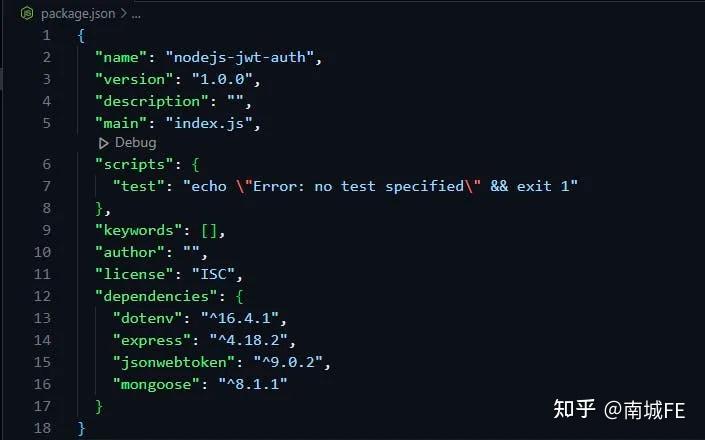 Nodejs - 9步开启JWT身份验证 - 知乎