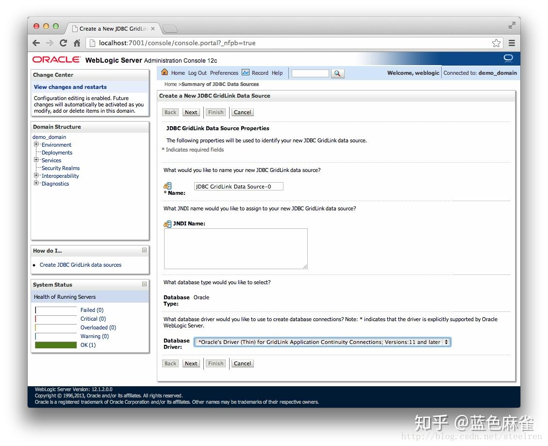 Oracle WebLogic Server 与 Oracle Database 12c 的集成 - 知乎