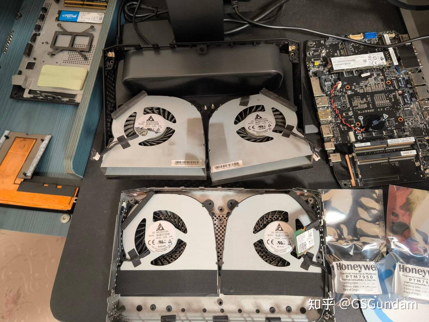 更换Intel NUC Kit NUC8i7HVK冥王峡谷风扇和散热硅脂（相变片） - 知乎